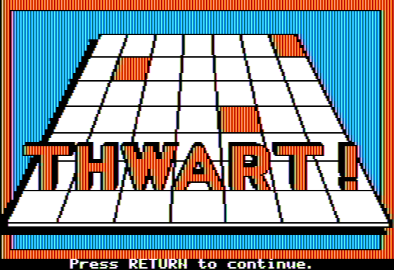 Thwart! (1984) - MobyGames