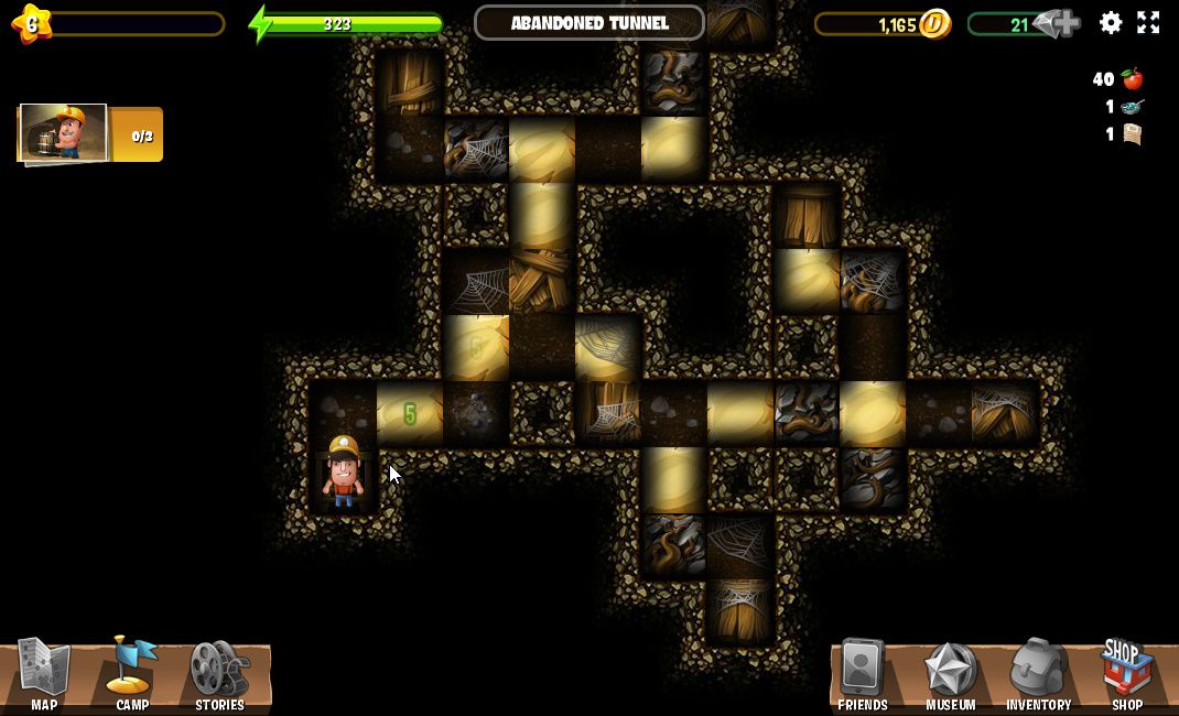 Screenshot of Diggy's Adventure (Browser, 2012) - MobyGames