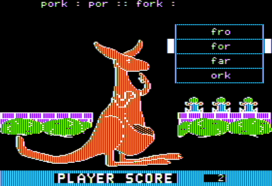 Screenshot of MicroSoc Thinking Games (Apple II, 1985) - MobyGames