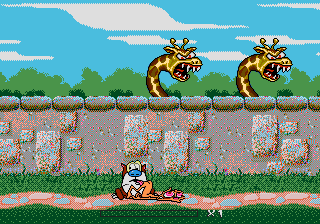 Screenshot of The Ren & Stimpy Show: Stimpy's Invention (Genesis, 1993 ...