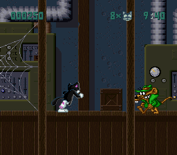 Screenshot of Socks the Cat: Rocks the Hill (SNES, 2018) - MobyGames