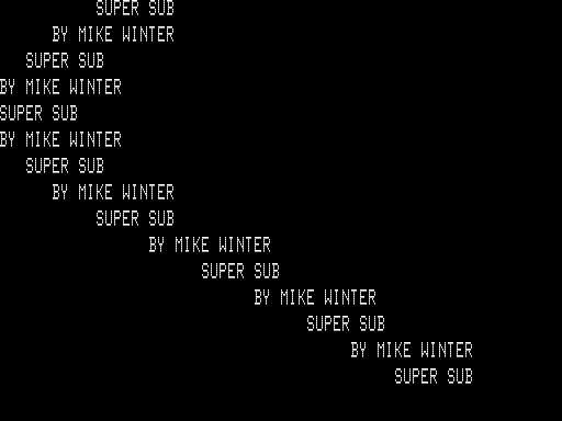 Super Sub screenshots - MobyGames