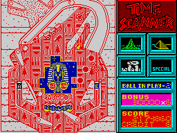 Screenshot of Time Scanner (ZX Spectrum, 1987) - MobyGames