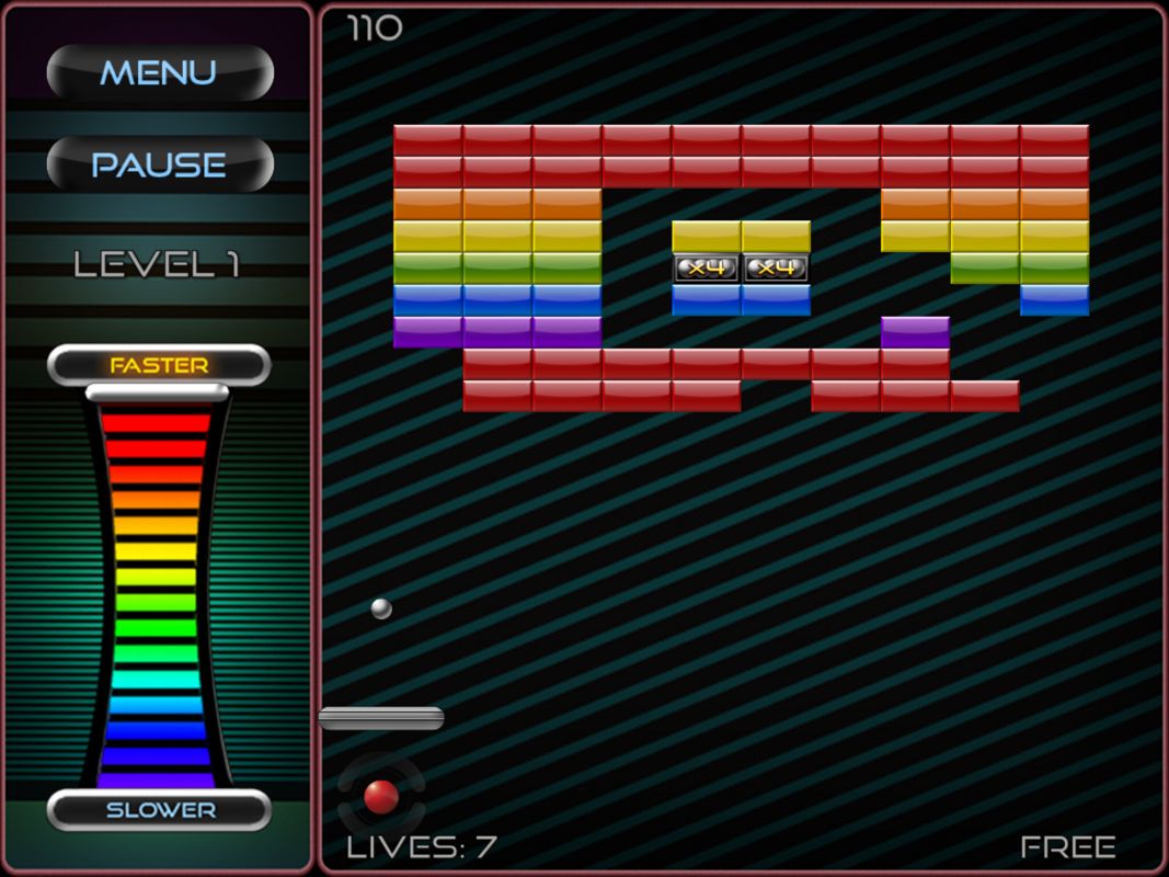 Screenshot of Breakout: Boost (iPad, 2011) - MobyGames