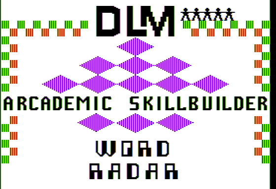 Word Radar (1983) - MobyGames
