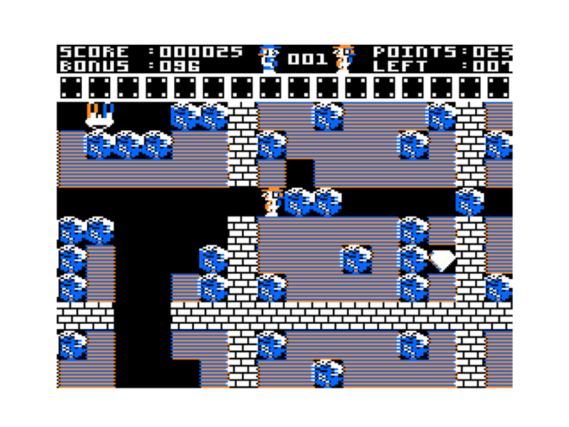 Screenshot of Stone Raider II (TRS-80 CoCo, 1986) - MobyGames
