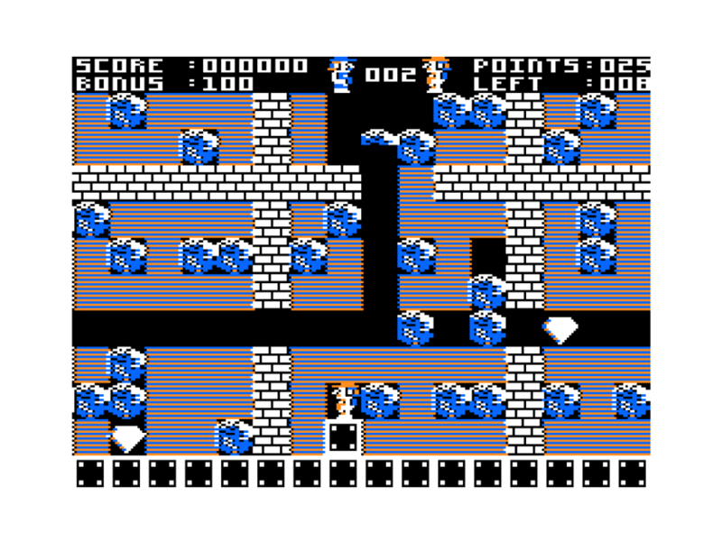 Screenshot of Stone Raider II (TRS-80 CoCo, 1986) - MobyGames
