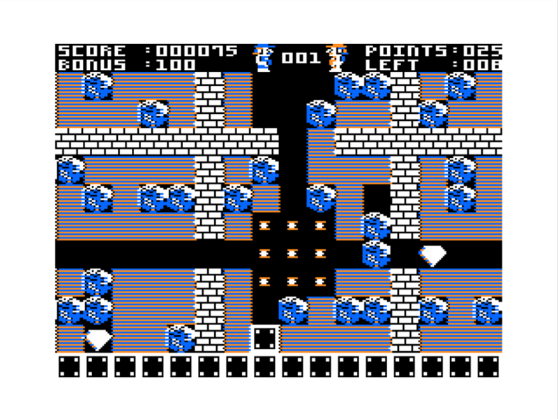 Screenshot of Stone Raider II (TRS-80 CoCo, 1986) - MobyGames