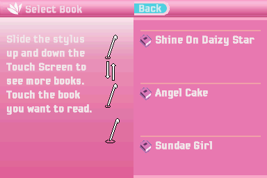 Screenshot of Flips: Cathy Cassidy (Nintendo DS, 2009) - MobyGames