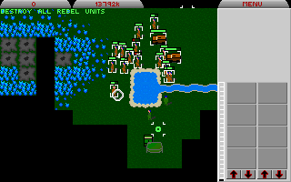 Screenshot of Future Conflict (DOS, 1998) - MobyGames
