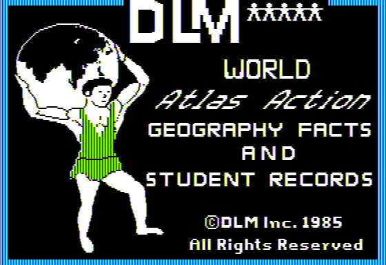 World Atlas Action: Geography Facts (1985) - MobyGames