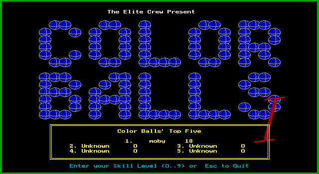 Color Balls (1996) - MobyGames