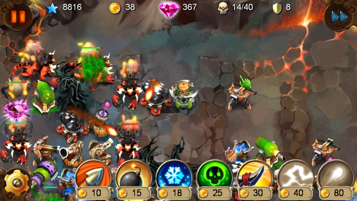 Screenshot of Goblin Defenders: Steel 'n' Wood (Windows, 2012) - MobyGames