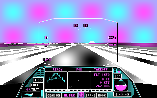 Screenshot of JetFighter II: Advanced Tactical Fighter (DOS, 1990 ...