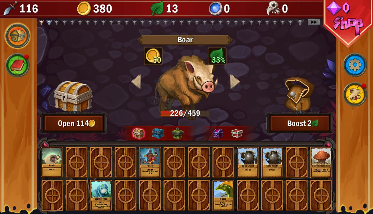 Screenshot of DPS Idle (Windows, 2020) - MobyGames