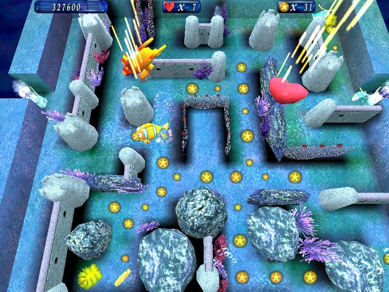 Screenshot of PacFish (Windows, 2004) - MobyGames