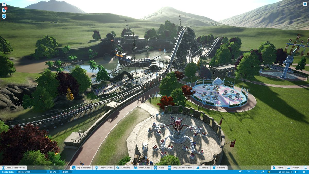 Screenshot of Planet Coaster (Windows, 2016) - MobyGames