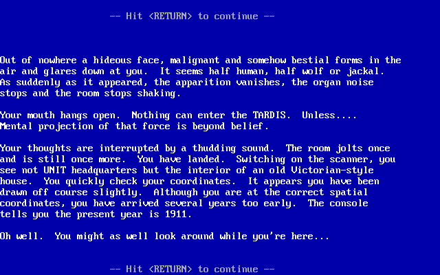 Screenshot of The Pyramids of Mars (DOS, 1993) - MobyGames