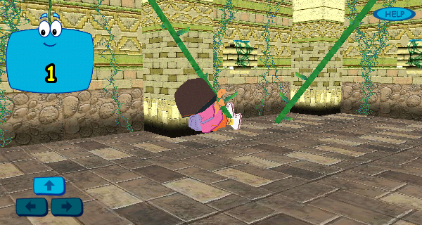 Screenshot of Dora's 3-D Pyramid Adventure (Windows, 2005) - MobyGames