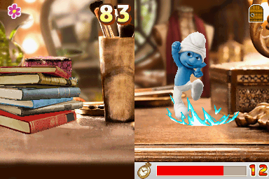 Screenshot of The Smurfs 2 (Nintendo DS, 2013) - MobyGames