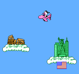 Screenshot of Snoopy's Silly Sports Spectacular (NES, 1988) - MobyGames