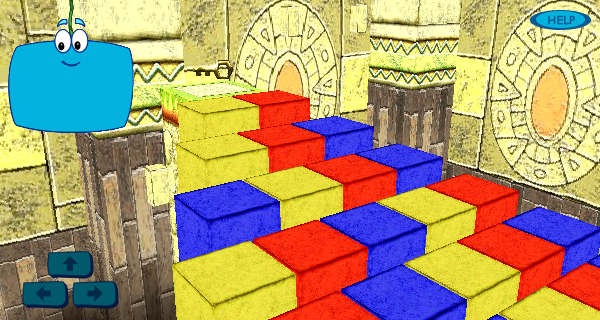 Screenshot of Dora's 3-D Pyramid Adventure (Windows, 2005) - MobyGames