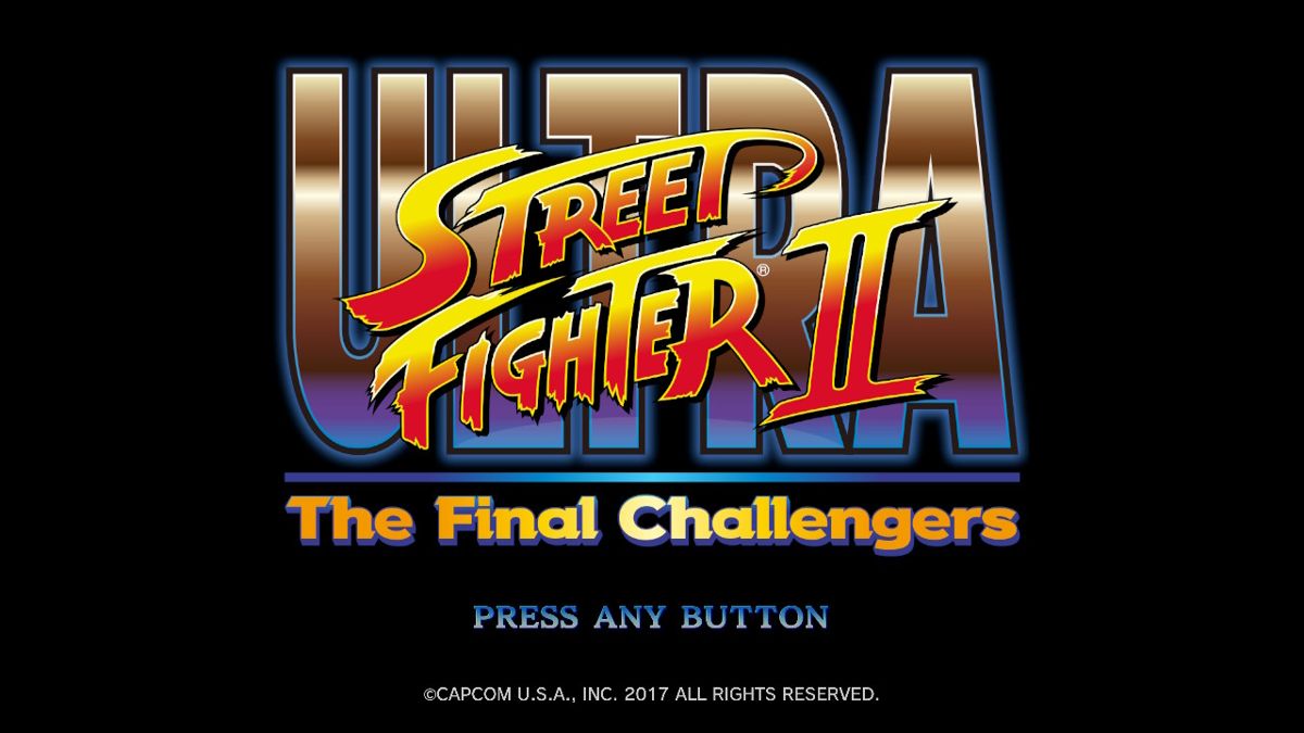 Screenshot of Ultra Street Fighter II: The Final Challengers (Nintendo Switch, 2017) - MobyGames