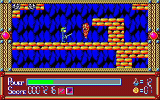 Screenshot of Zark Legend Special (PC-98, 1990) - MobyGames
