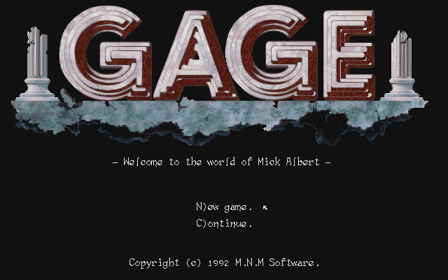 Gage (1992) - MobyGames