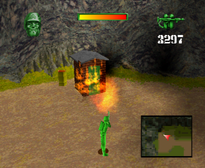 Screenshot of Army Men: Sarge's Heroes (PlayStation, 1999) - MobyGames
