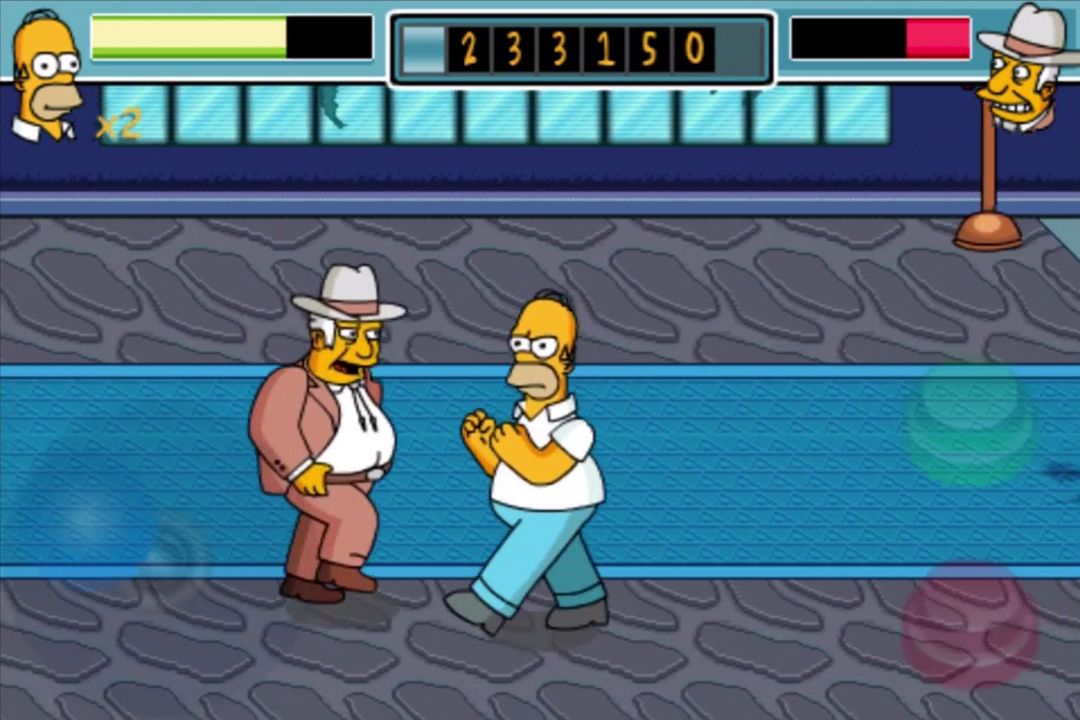 Screenshot of The Simpsons Arcade (iPhone, 2009) - MobyGames