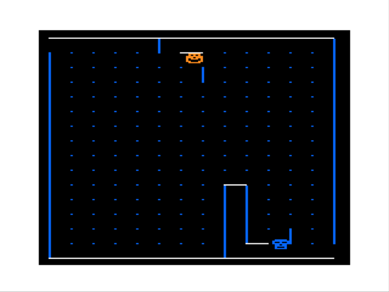Screenshot of Bumpers (TRS-80 CoCo, 1983) - MobyGames