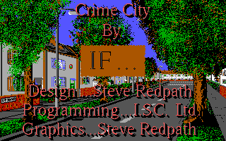 Screenshot of Crime City (DOS, 1992) - MobyGames