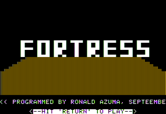 Fortress (1982) - MobyGames