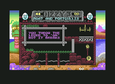 Screenshot of Fantasy World Dizzy (Commodore 64, 1989) - MobyGames