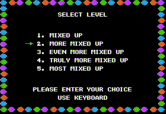 Screenshot of Dr. Seuss's Fix-Up the Mix-Up Puzzler (Apple II, 1984 ...