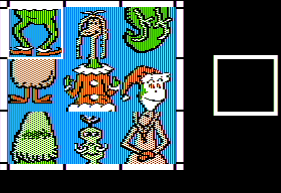 Screenshot of Dr. Seuss's Fix-Up the Mix-Up Puzzler (Apple II, 1984 ...
