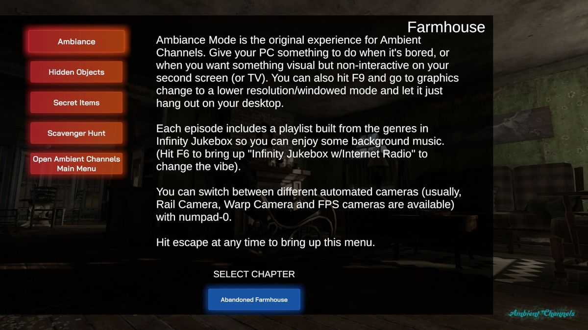 Screenshot of Ambient Channels: Abandoned Town - Farmhouse (Windows ...
