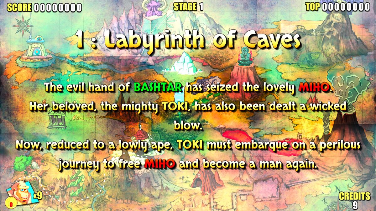 Screenshot of Toki (PlayStation 4, 2018) - MobyGames