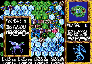 Screenshot of Master of Monsters (Genesis, 1988) - MobyGames