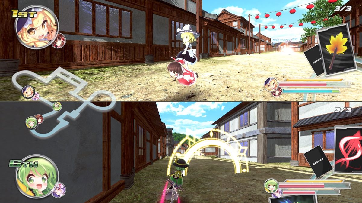 Screenshot of Gensou Skydrift (Windows, 2019) - MobyGames