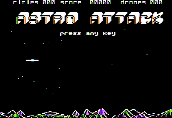 Astro Attack (1982) - MobyGames