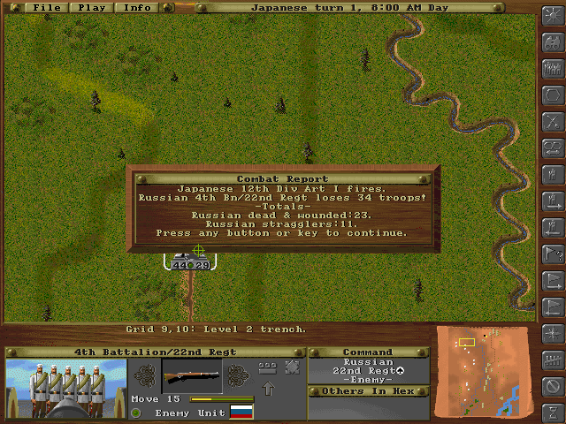 Screenshot of Wargame Construction Set III: Age of Rifles 1846-1905 ...