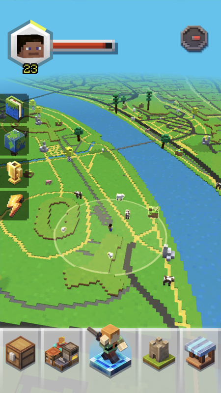 Screenshot of Minecraft Earth (iPhone, 2019) - MobyGames
