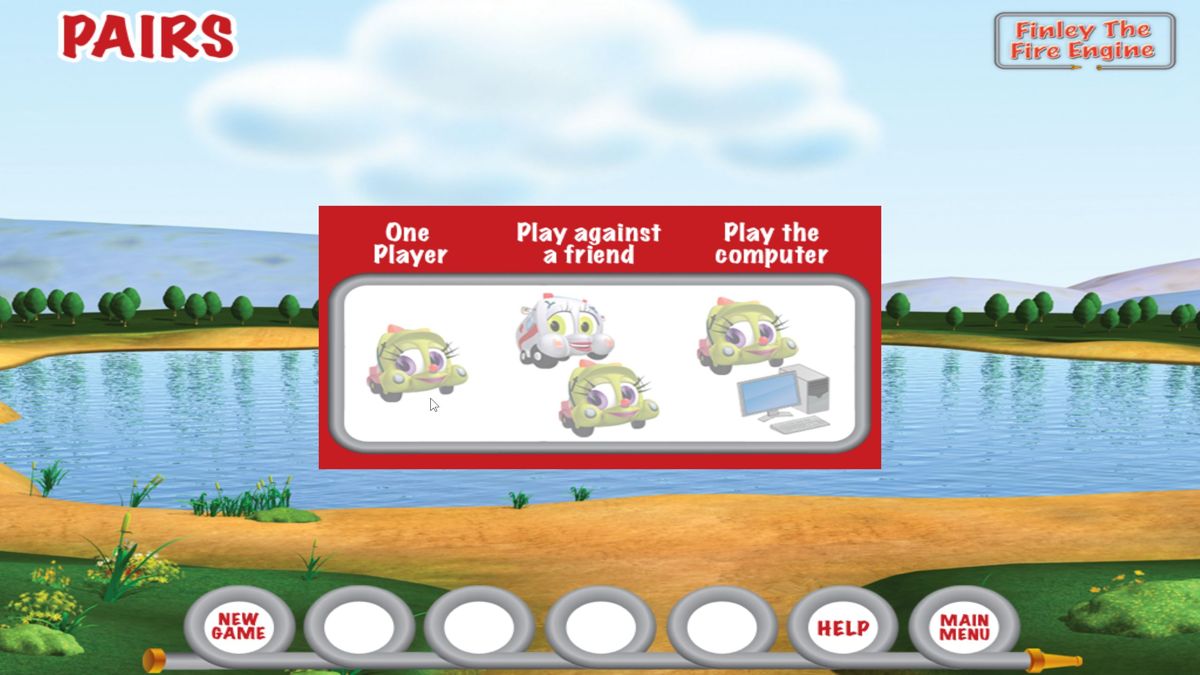 Screenshot of Finley The Fire Engine: Friendlyville Fun (Windows, 2009 ...
