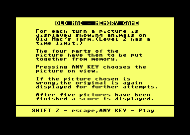 Screenshot of Look Sharp! (Commodore 64, 1984) - MobyGames