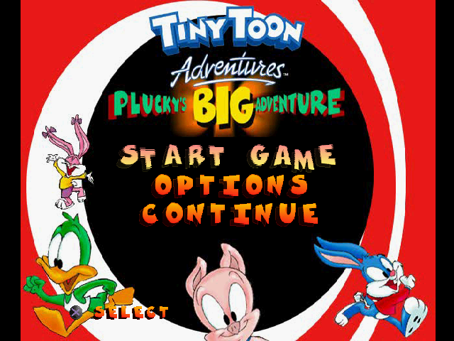 Screenshot of Tiny Toon Adventures: Plucky's Big Adventure (PlayStation ...