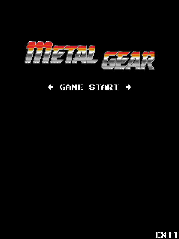 Metal Gear screenshots - MobyGames
