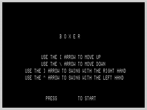 Boxer Attributes, Tech Specs, Ratings - MobyGames