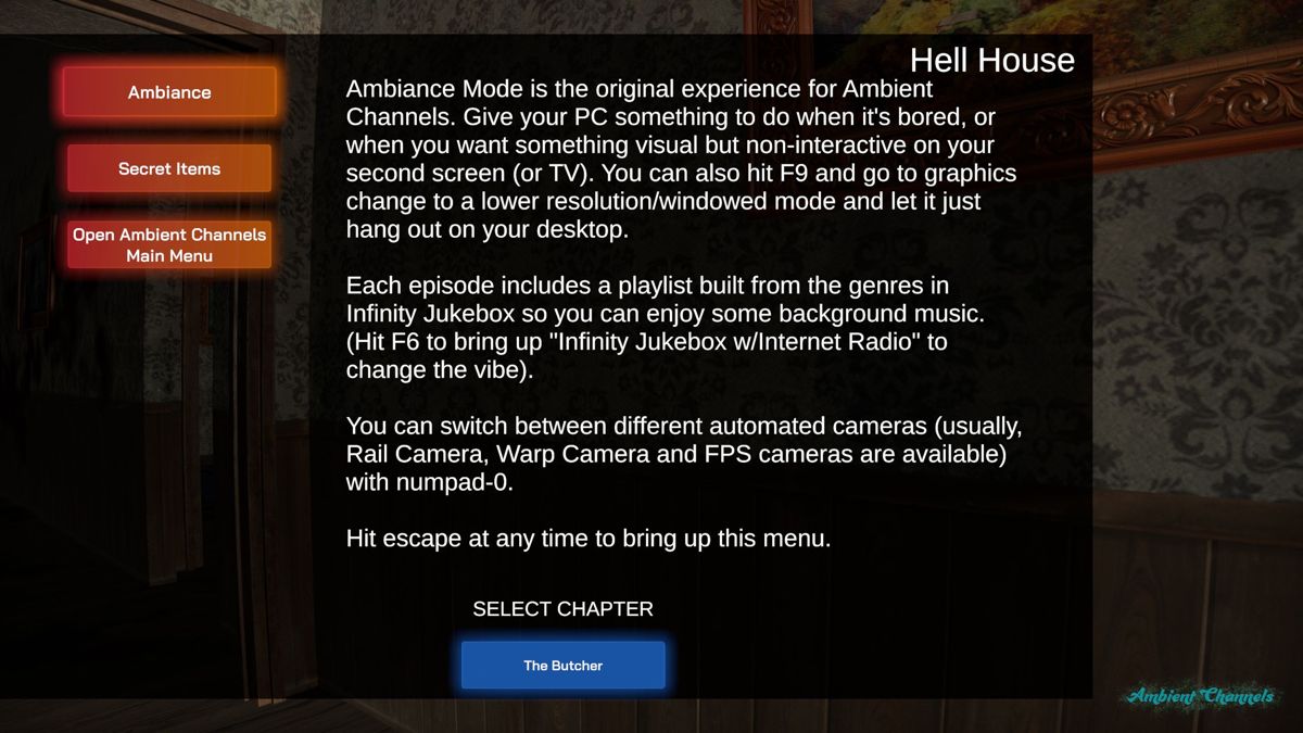 Screenshot of Ambient Channels: Terror Forest - Hell House (Windows, 2021) - MobyGames